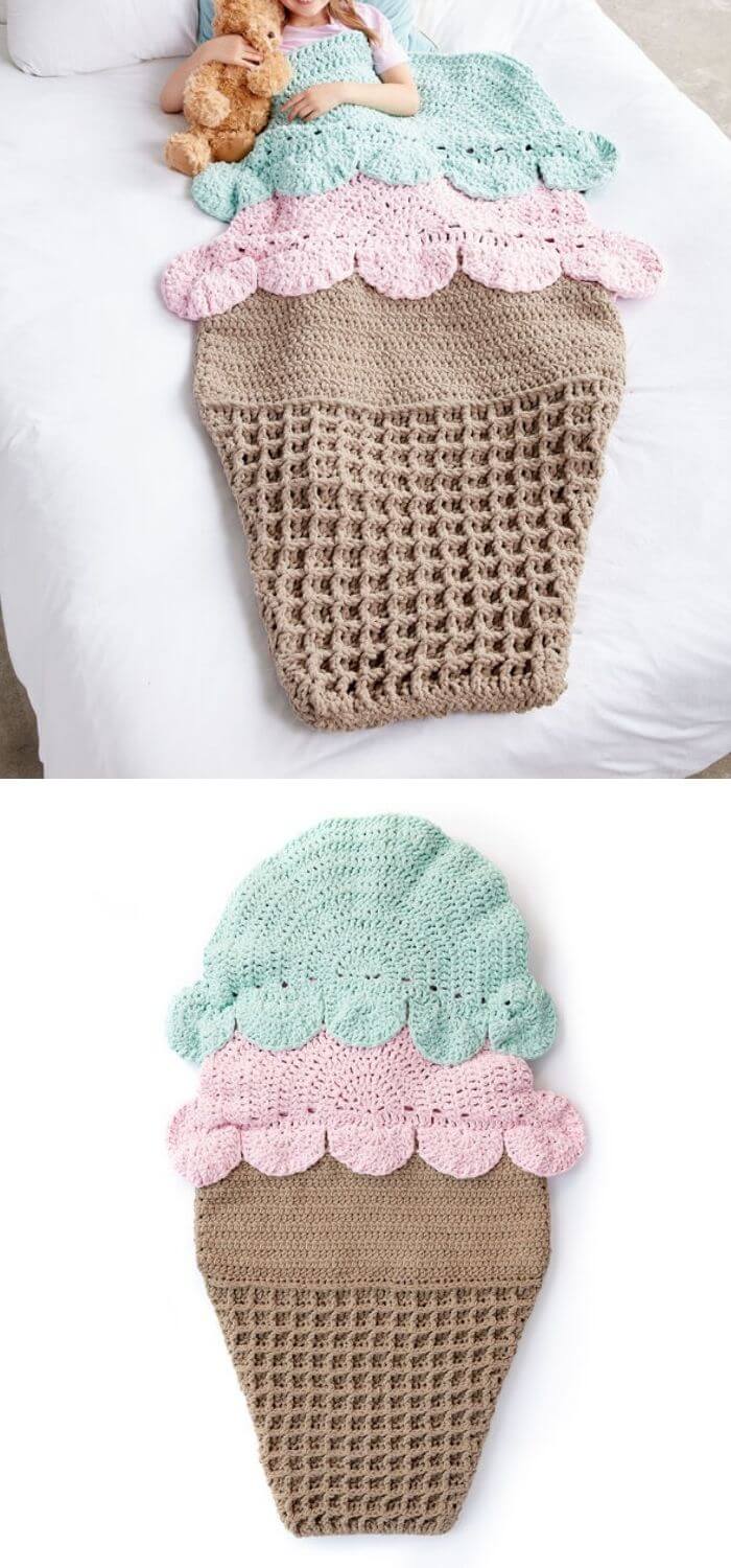 15 Crochet Snuggle Sack & Cocoon Free Patterns - FarmFoodFamily