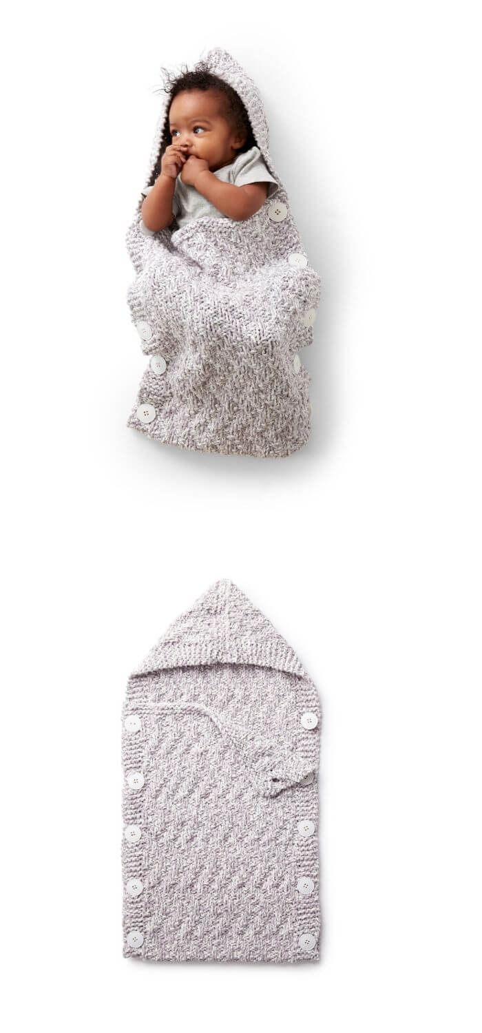15 Crochet Snuggle Sack & Cocoon Free Patterns - FarmFoodFamily