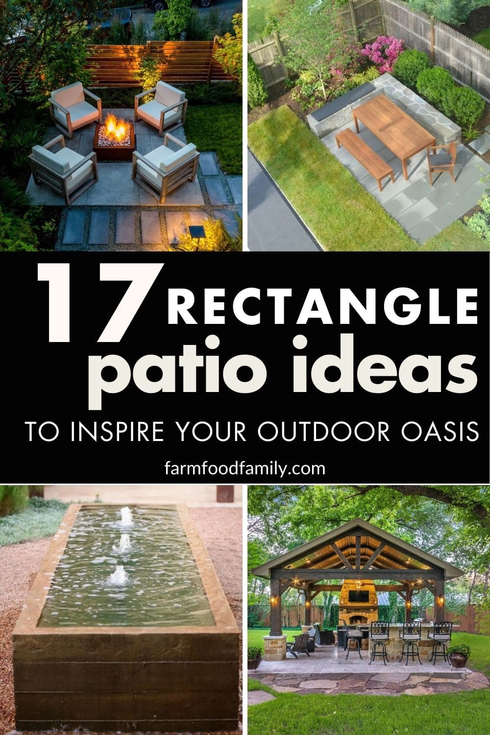 17+ Stunning Rectangle Patio Ideas & Layouts Perfect for Any Home (2024)