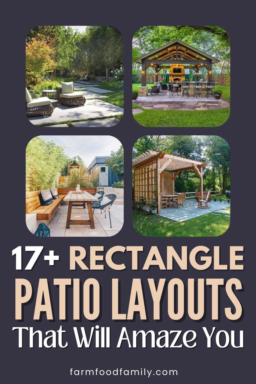 17+ Stunning Rectangle Patio Ideas & Layouts Perfect for Any Home (2024)