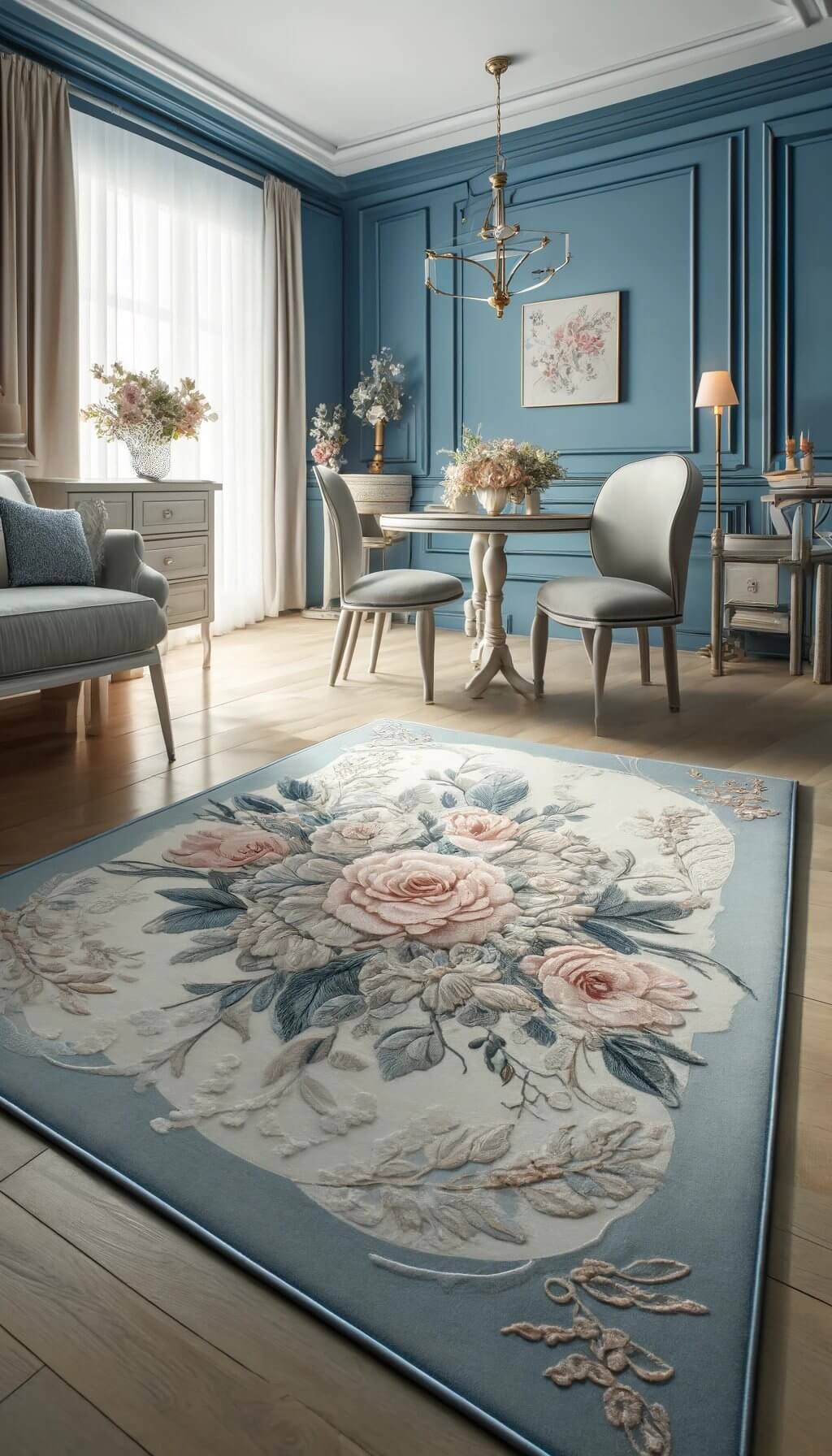 15 Stunning Rug Colors to Complement Your Blue Walls Perfectly