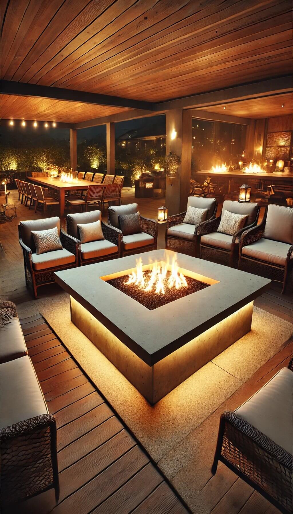 20+ Brilliant Concrete Fire Pit Ideas for Outdoor Enjoyment (2024)