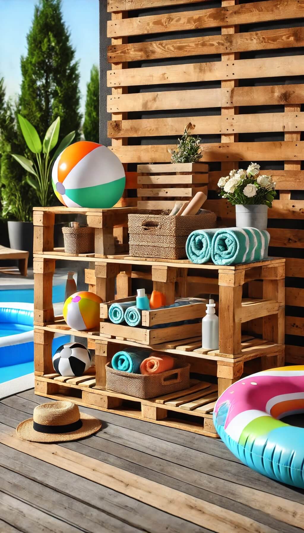 15 Smart Pool Float Storage Ideas to Maximize Space - FarmFoodFamily