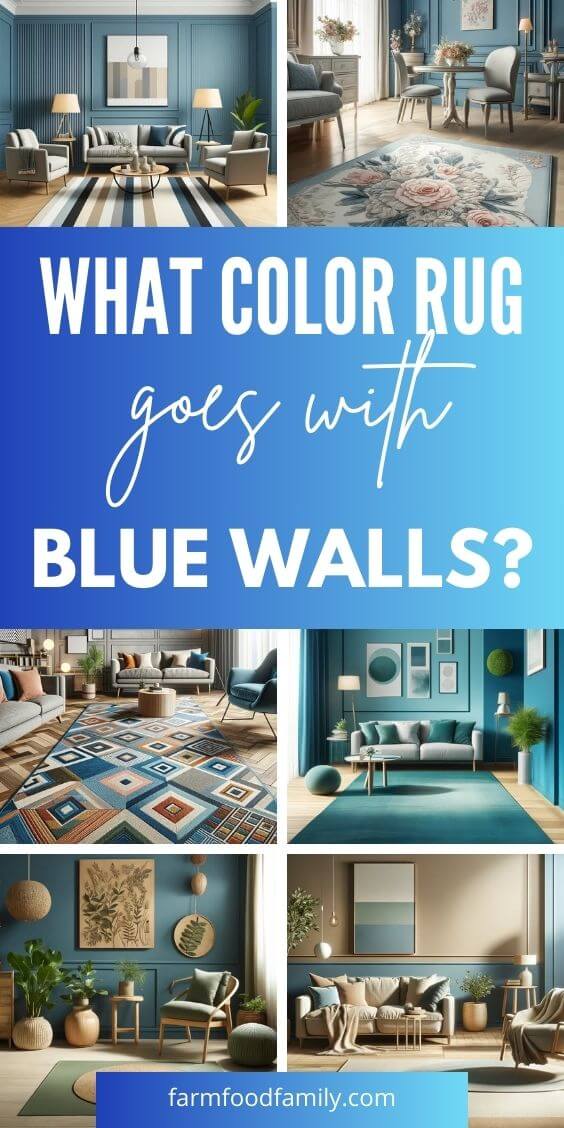 15 Stunning Rug Colors to Complement Your Blue Walls Perfectly