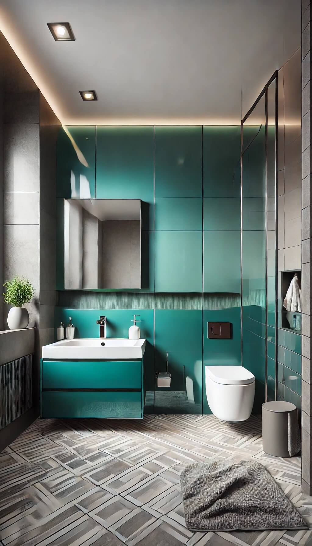 15+ Affordable Teal Bathroom Ideas That Look Luxurious (2024)
