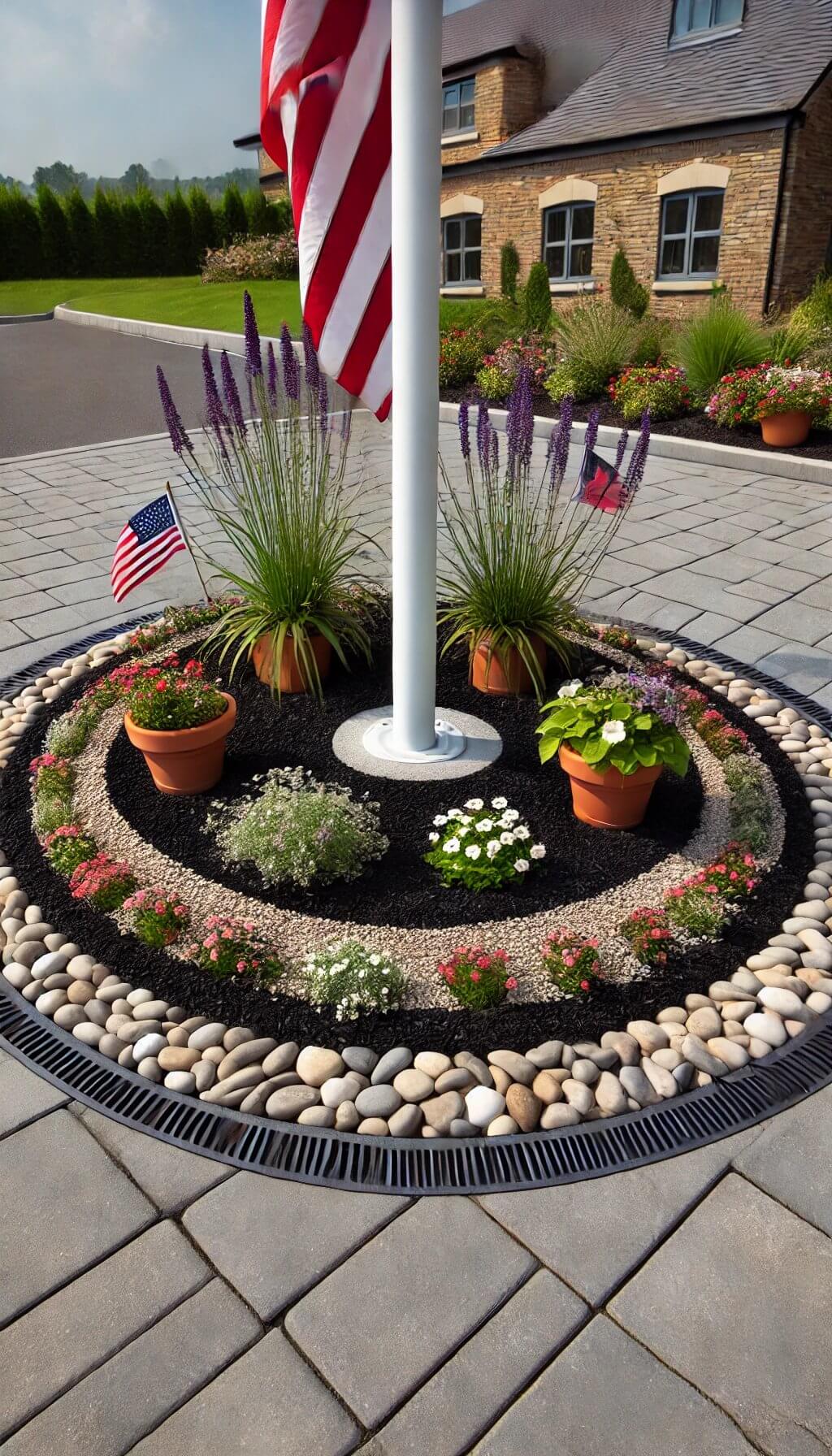 20 Stunning Flagpole Landscaping Ideas to Transform Your Yard (2024)