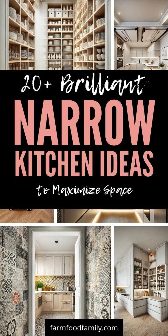 20 Brilliant Narrow Kitchen Ideas to Maximize Space (2024)