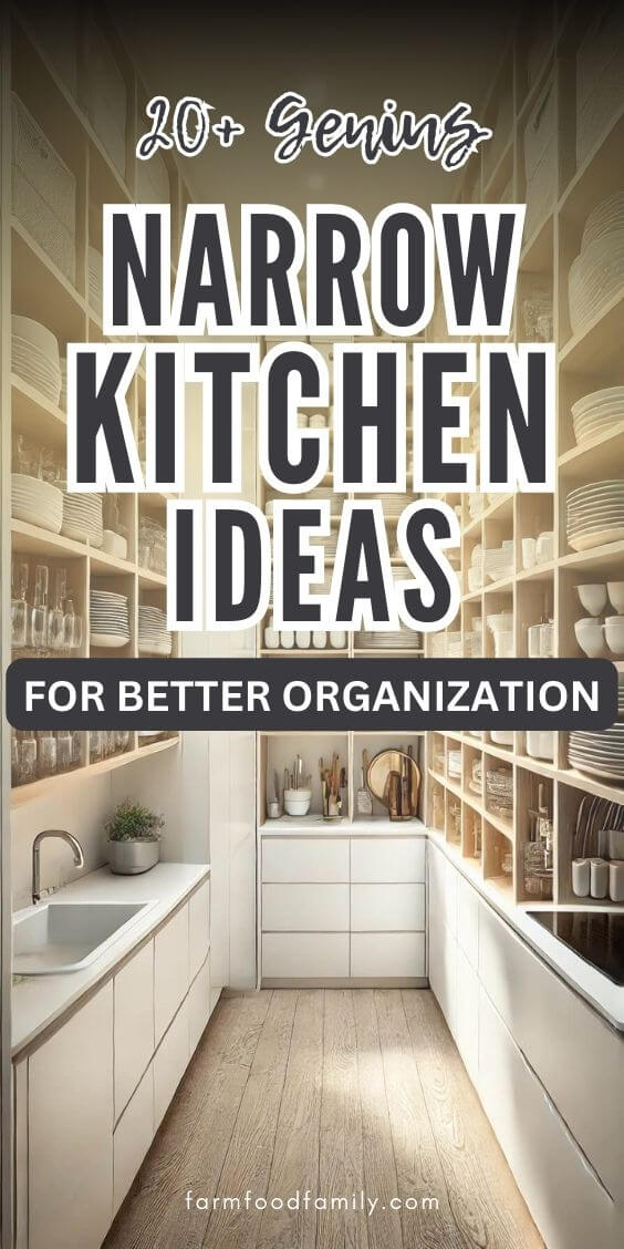 20 Brilliant Narrow Kitchen Ideas to Maximize Space (2024)