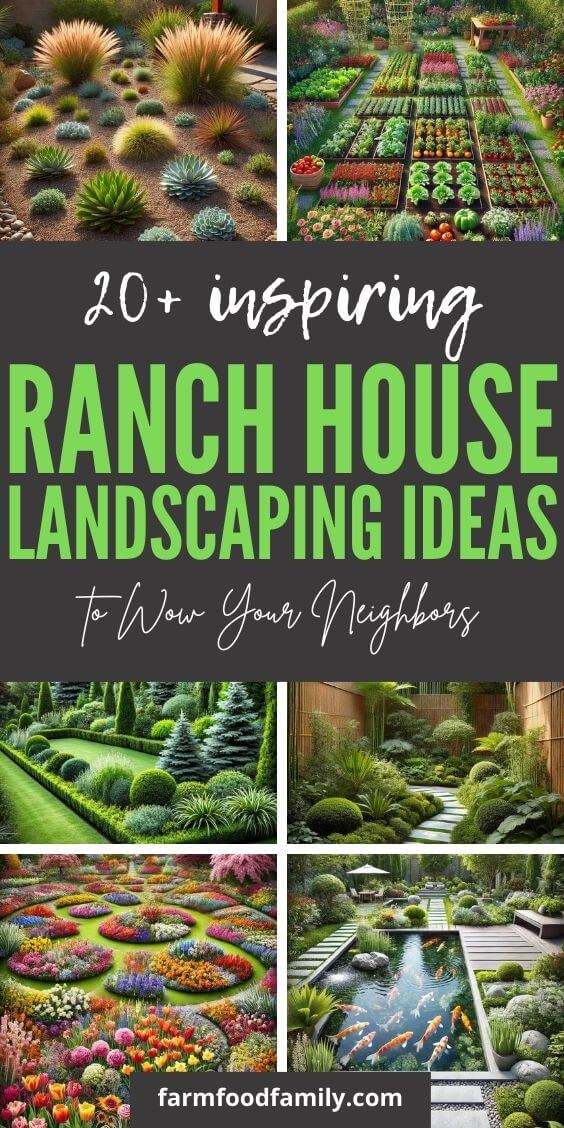 20+ Creative Ranch House Landscaping Ideas for Instant Curb Appeal (2024)