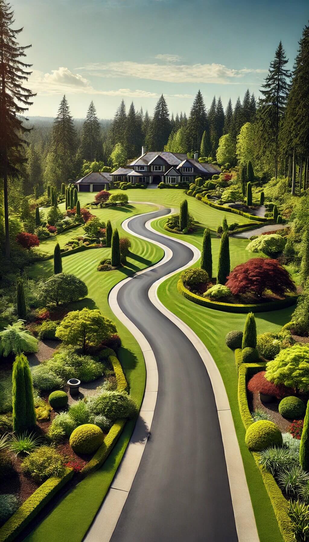 15 Gorgeous Long Driveway Ideas for a Majestic Entrance (2024)