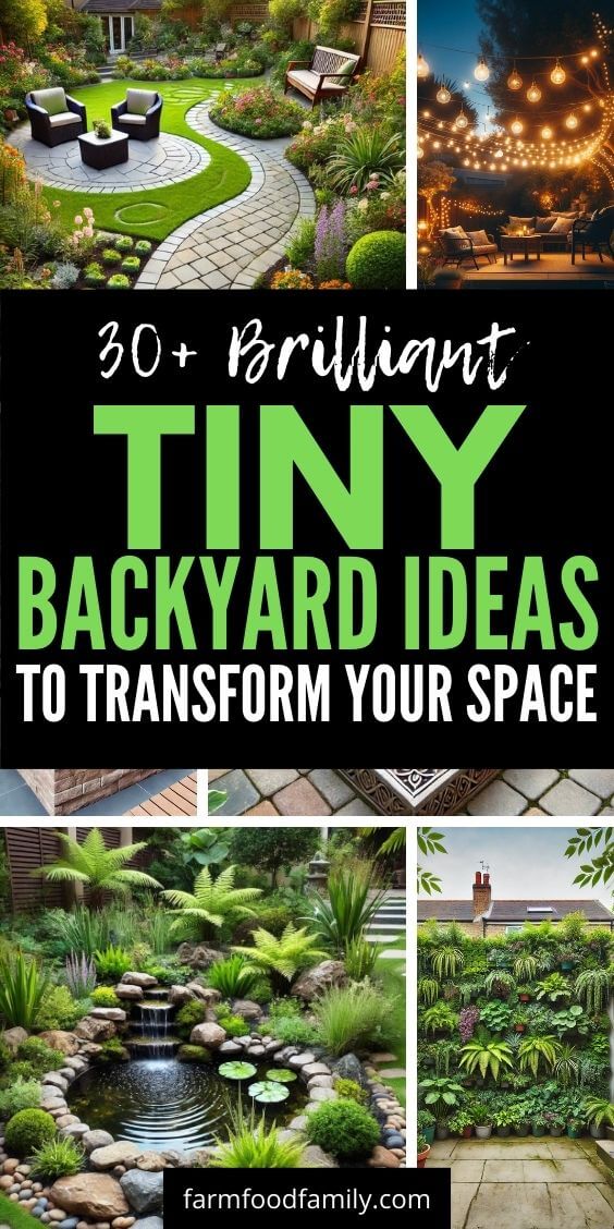 30 Practical Tiny Backyard Ideas to Maximize Your Space (2024)