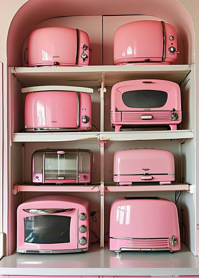 70 Charming Retro Pink Kitchen Ideas for a Stylish Makeover (2024)