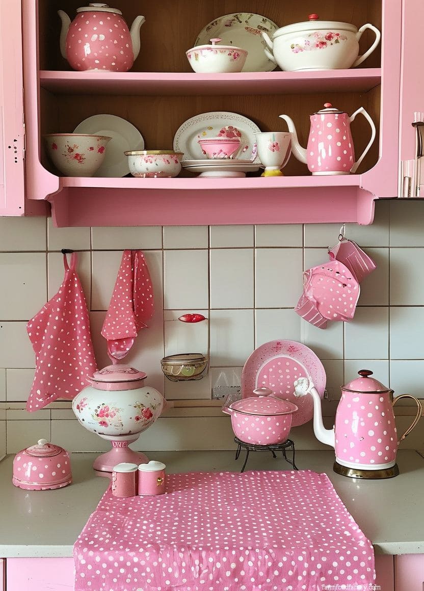 70 Charming Retro Pink Kitchen Ideas for a Stylish Makeover (2024)