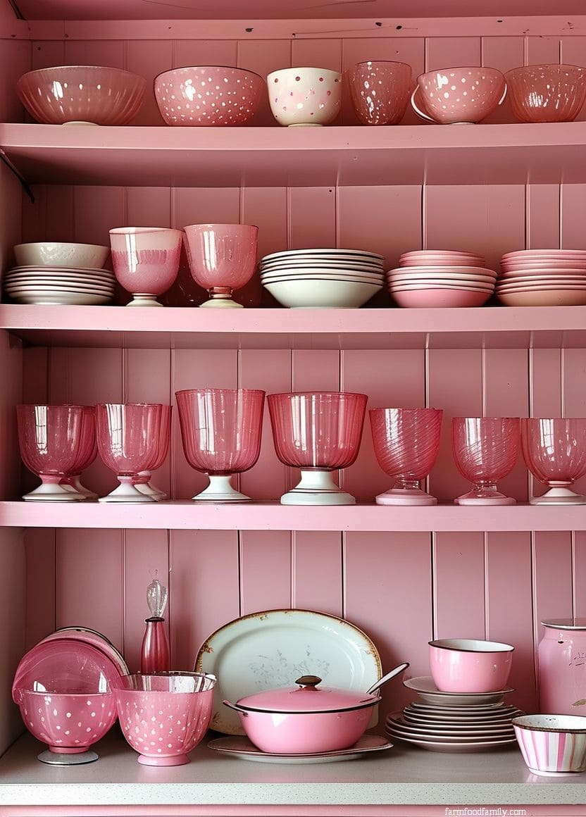 70 Charming Retro Pink Kitchen Ideas for a Stylish Makeover (2024)