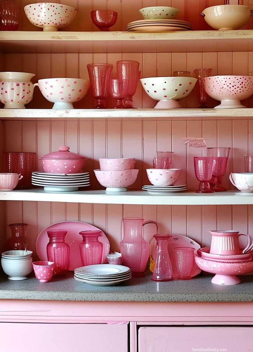 70 Charming Retro Pink Kitchen Ideas for a Stylish Makeover (2024)