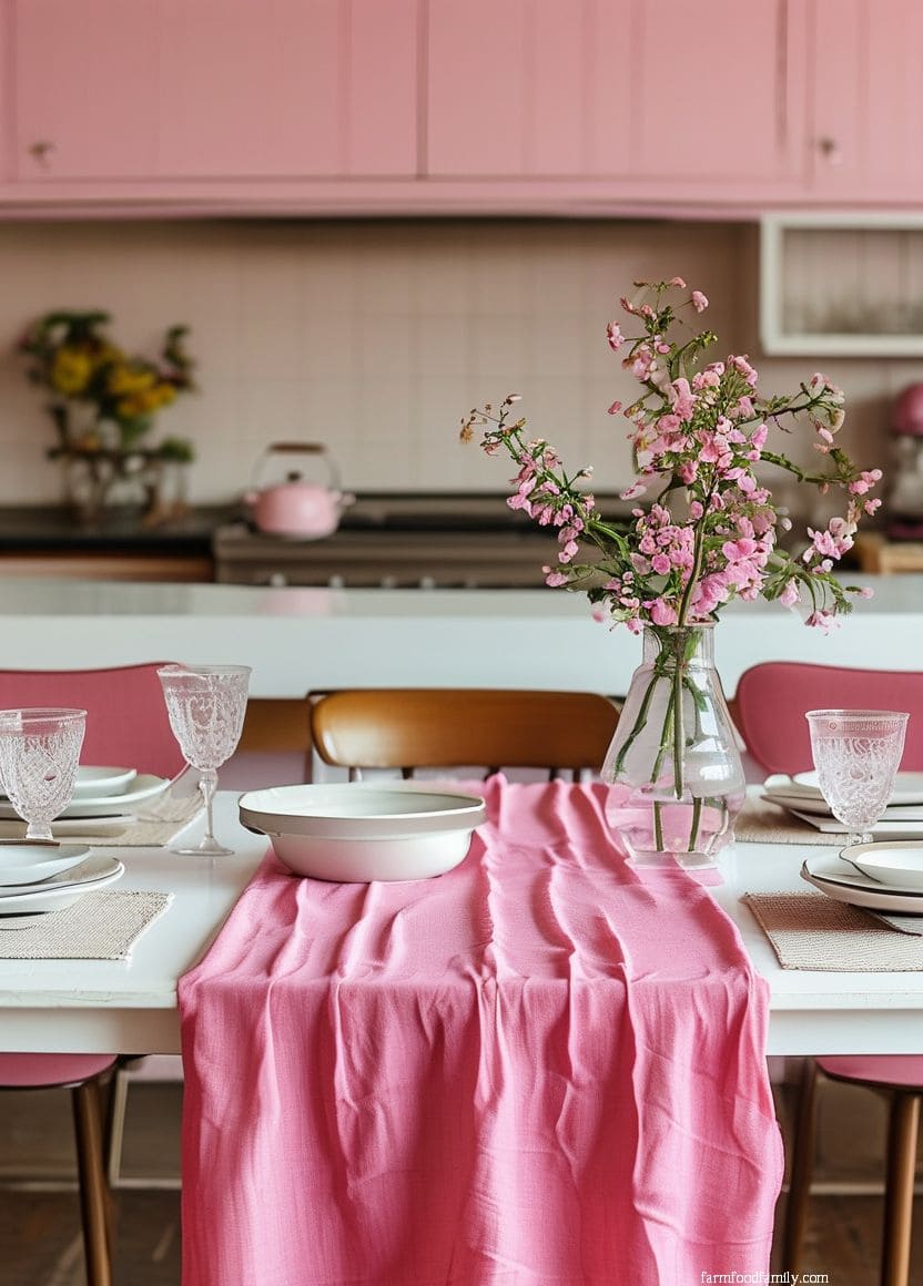 70 Charming Retro Pink Kitchen Ideas for a Stylish Makeover (2024)