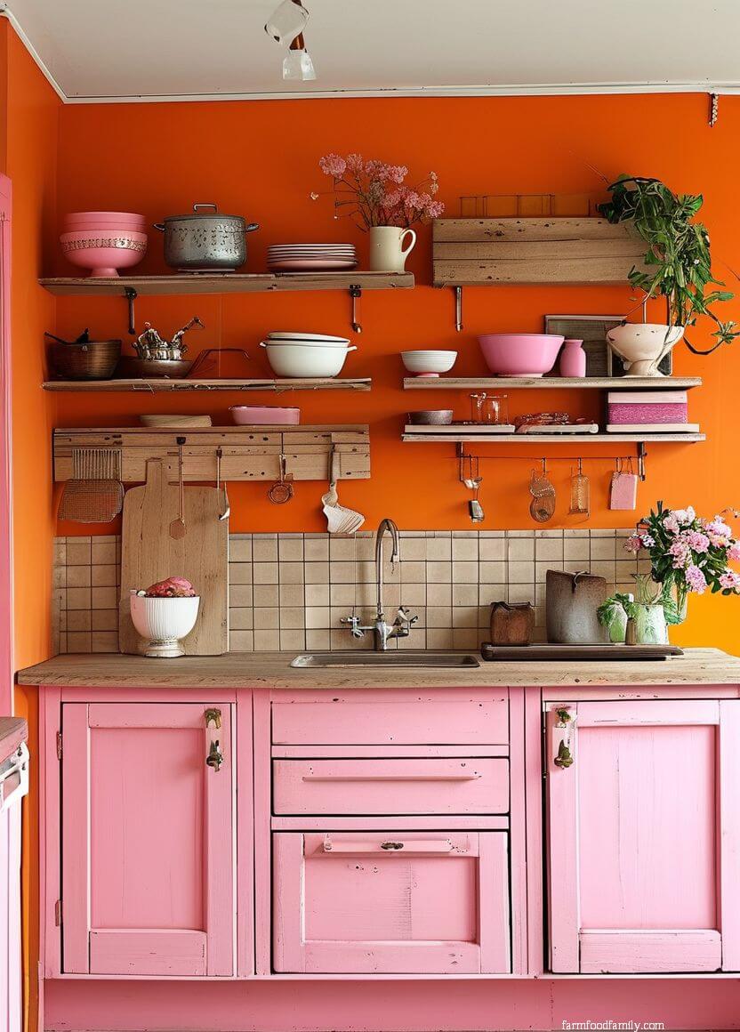 70 Charming Retro Pink Kitchen Ideas for a Stylish Makeover (2024)