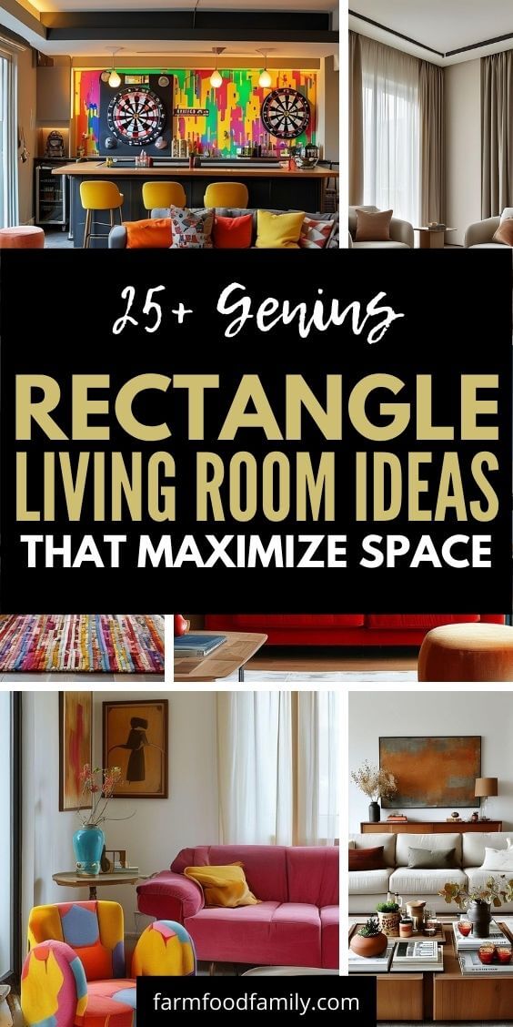 25 Genius Rectangle Living Room Layout Ideas That Maximize Space (2024)