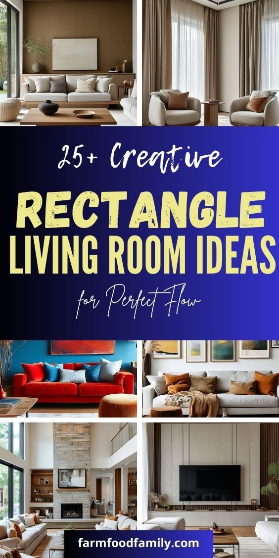 25 Genius Rectangle Living Room Layout Ideas That Maximize Space (2024)